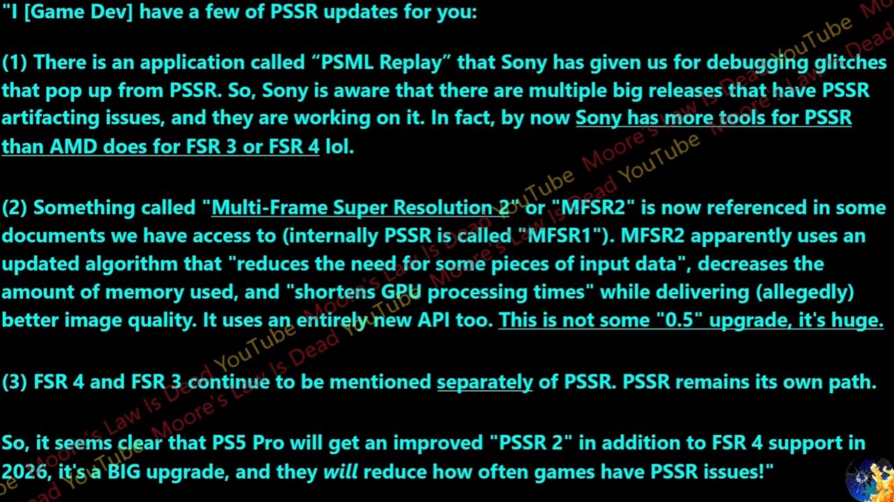 PSSR 2 para PS5 Pro: no es FSR 4, estas son las novedades y las mejoras que