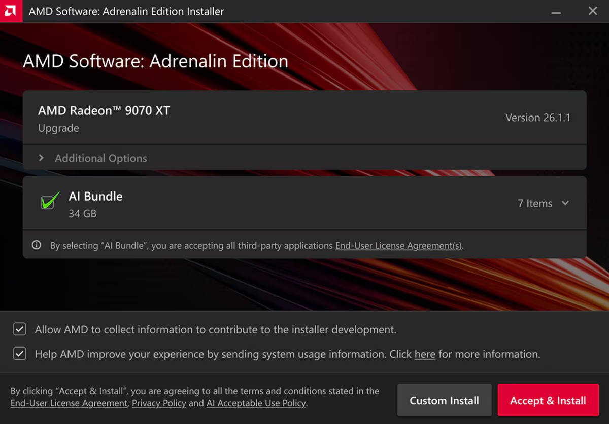 AMD Adrenalin AI Bundle lleva la inteligencia artificial a tu PC